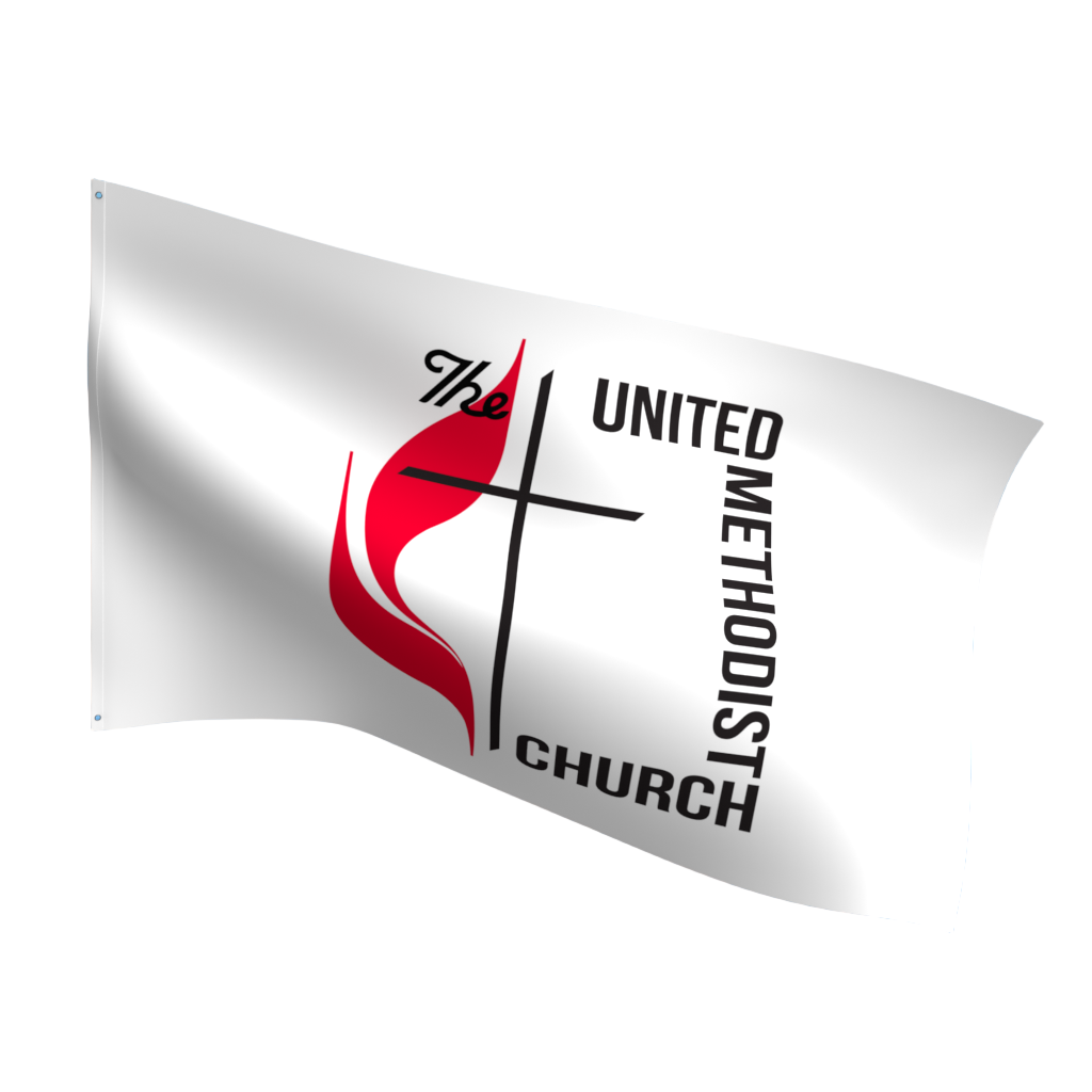 Methodist Nylon Flag – Durable Religious Flag USA Made – Tidmore Flags