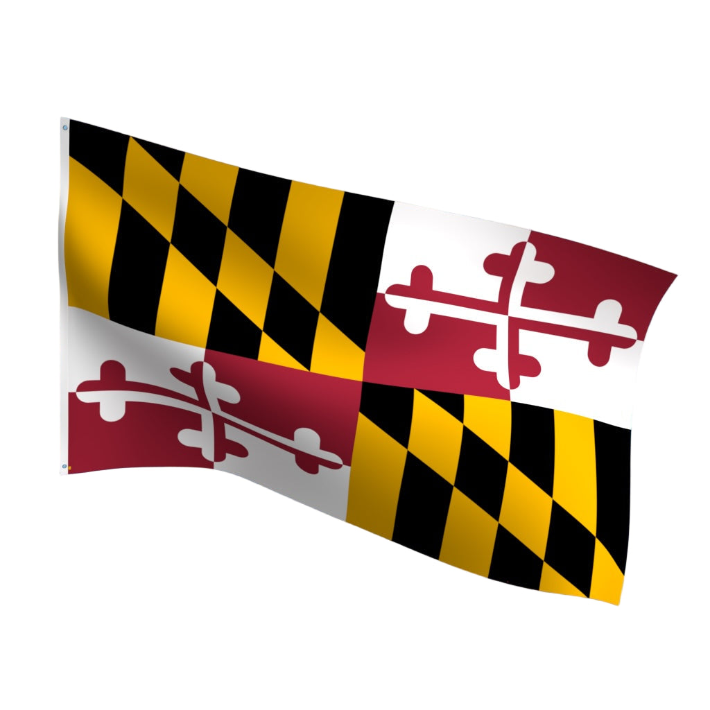 Maryland Nylon State Flag – Made in USA | Tidmore Flags
